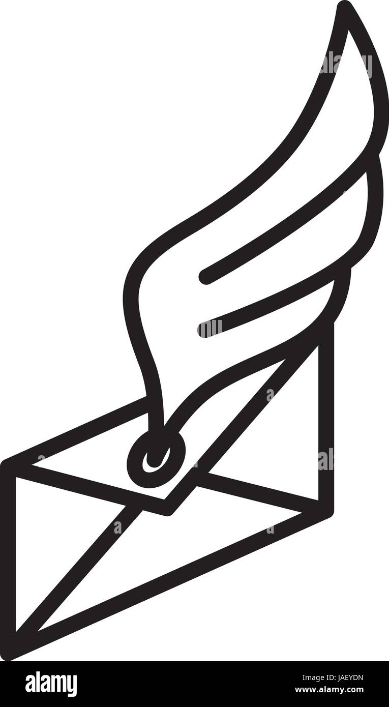 mail wings message cncept logo logotype vector Stock Vector Image & Art ...