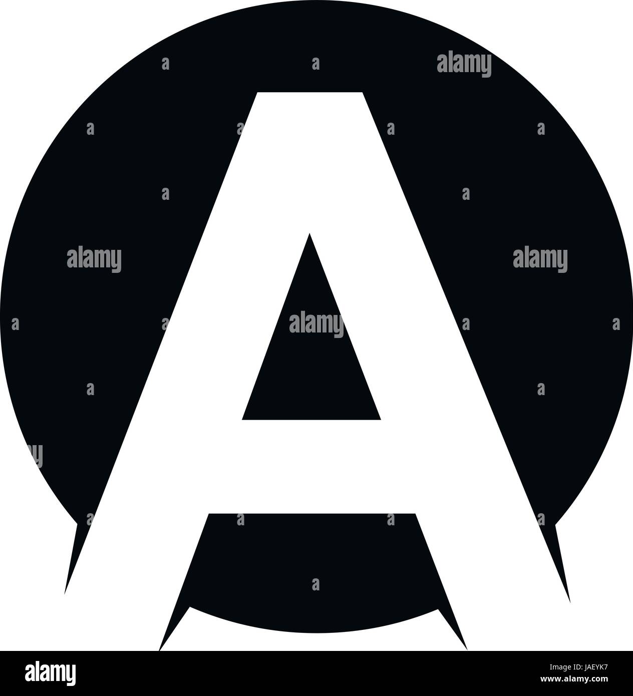 overlapped initial letter logo logotype theme vector art Stock Vector ...