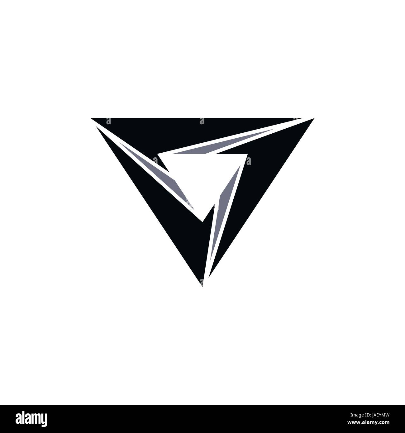 triangle theme logo logotype art vector illustration Stock Vector Image ...