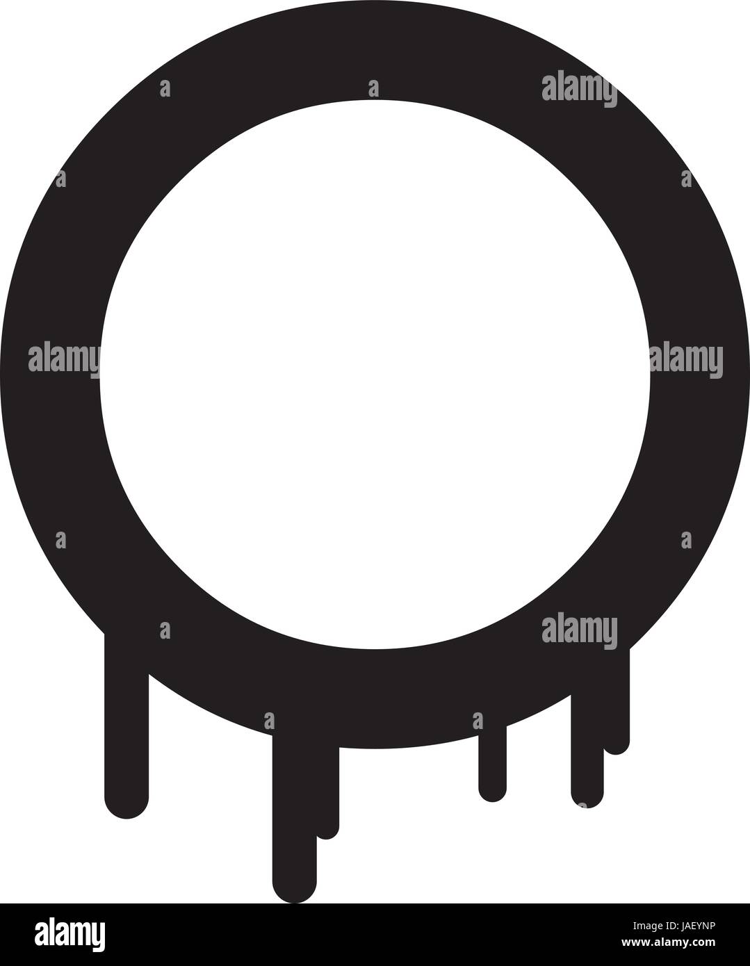 drip liquid initial letter logo logotype theme vector art Stock Vector ...