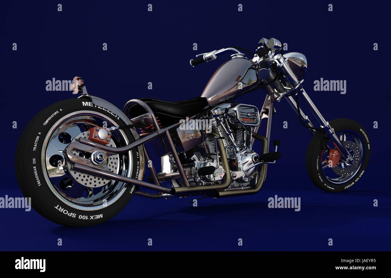 3D Illustration and rendering detail motorcycle model Stock Photo - Alamy