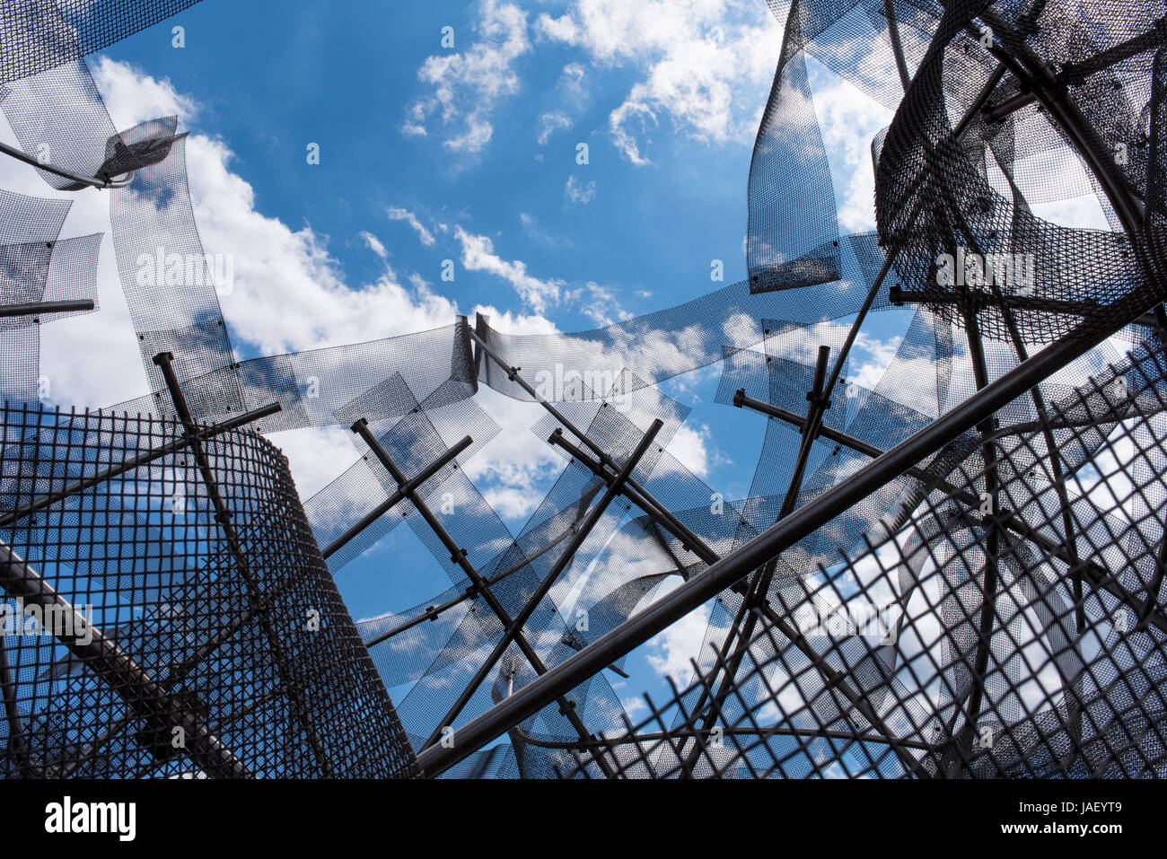 Sculpture on the roof of Dancing House, Nationale-Nederlanden building ...
