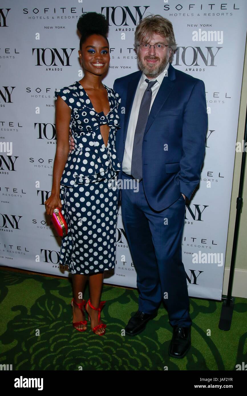 New York, NY, USA. 5th June, 2017. Denee Benton, Dave Malloy at ...