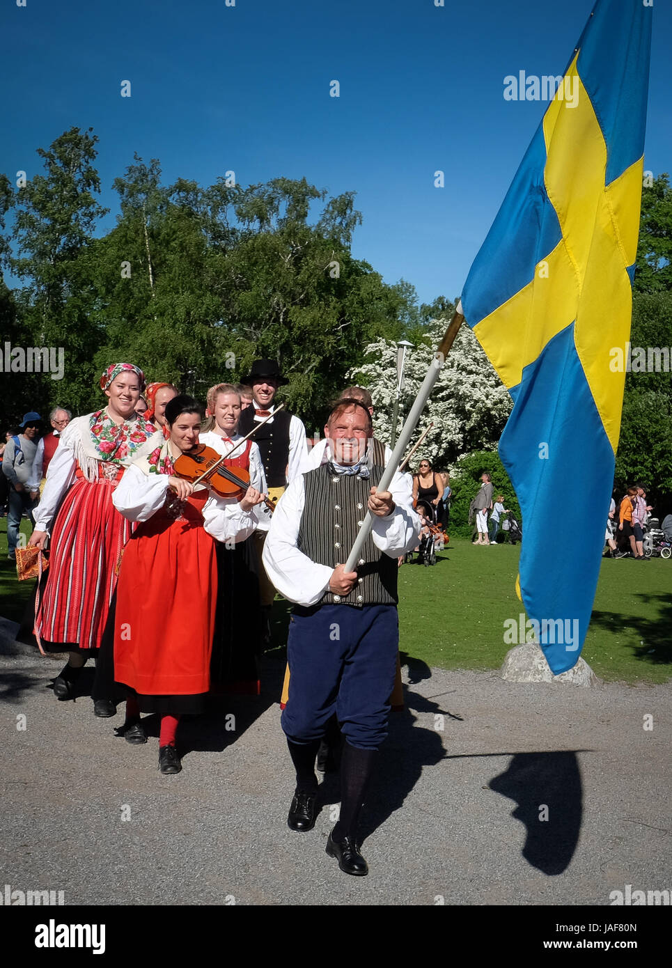 Sweden national day skansen hi-res stock photography and images - Alamy