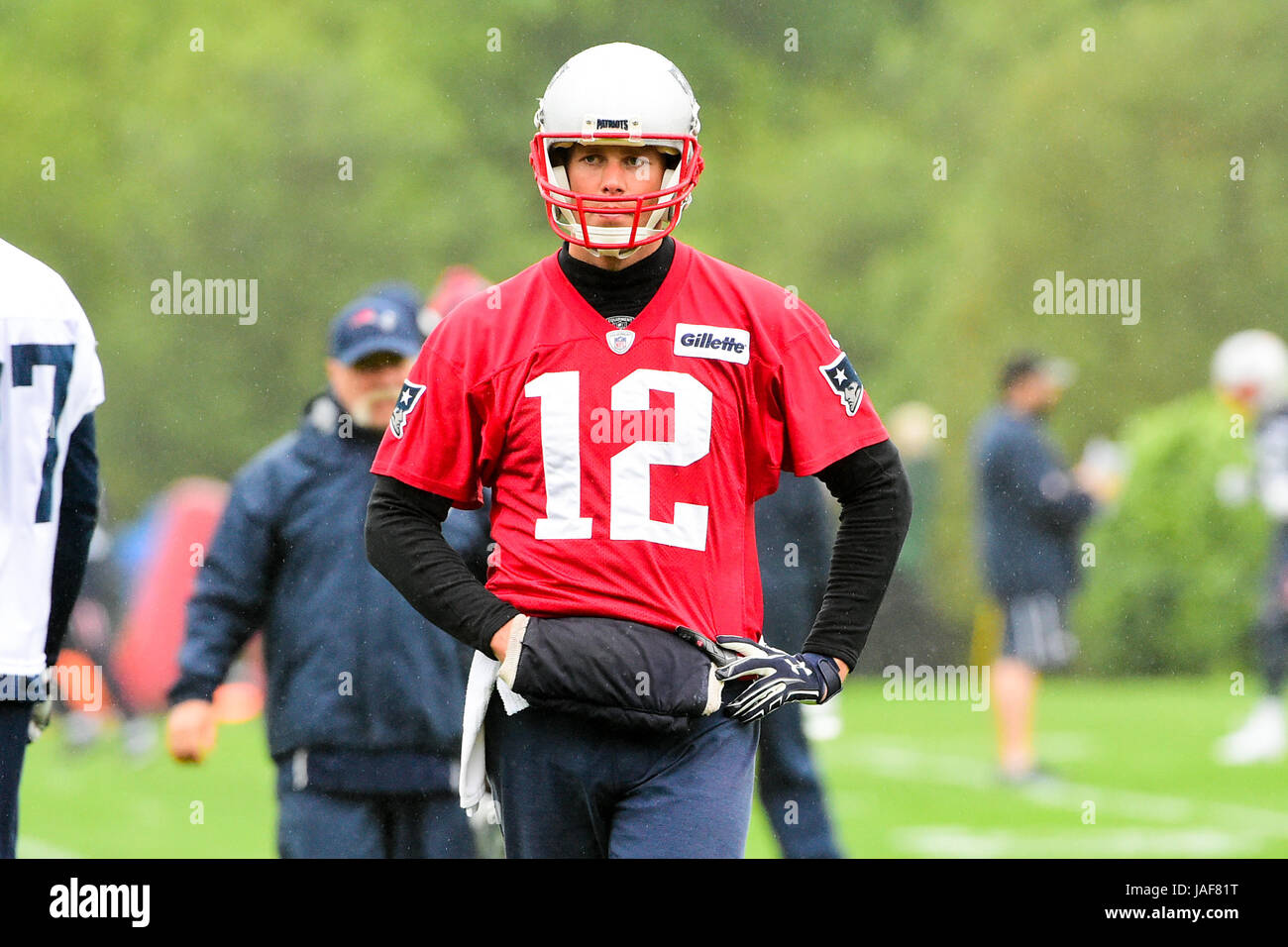 Foxborough, Massachusetts, USA. 6th June, 2017. New England Patriots ...