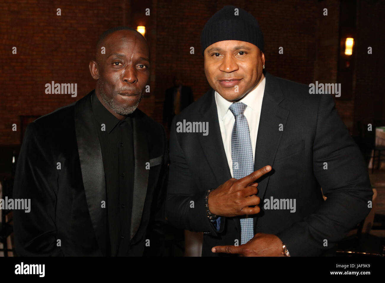 Brooklyn, NY, USA. 6th June, 2017. Michael K. Williams and LL Cool J at ...