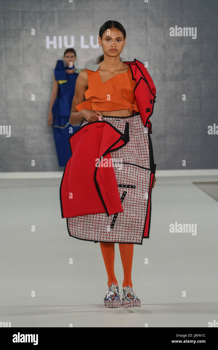 London, England, UK. 6th June, 2017. Ravensbourne University Graduate ...