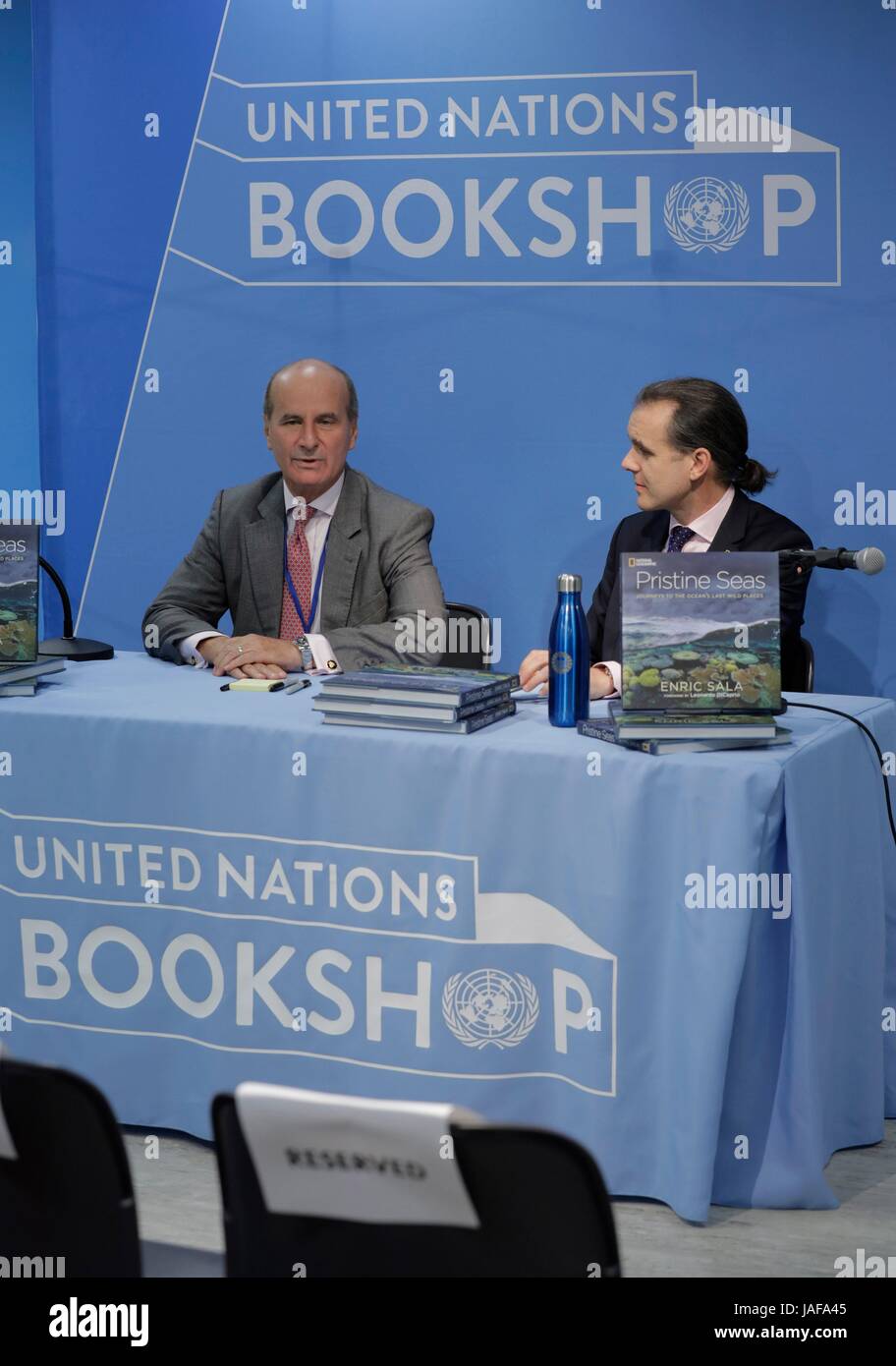United Nations, New York, USA, June 06 2017 - Enric Sala, author of ...