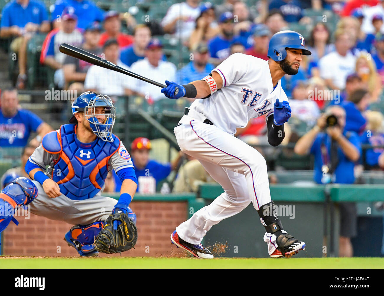 Arlington, Texas, USA. 6th Jun, 2017. Texas Rangers right fielder Nomar ...