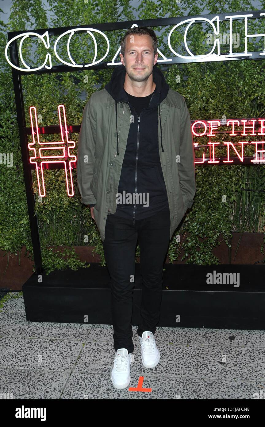 New York, NY, USA. 6th June, 2017. Brendan Fallis at the Coach Summer ...