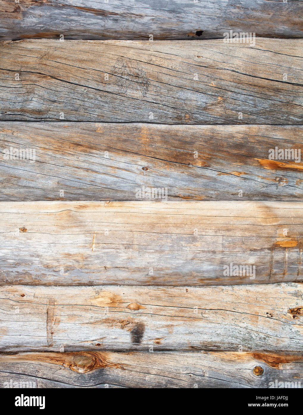 Building wall made from snag, dead wood Stock Photo - Alamy