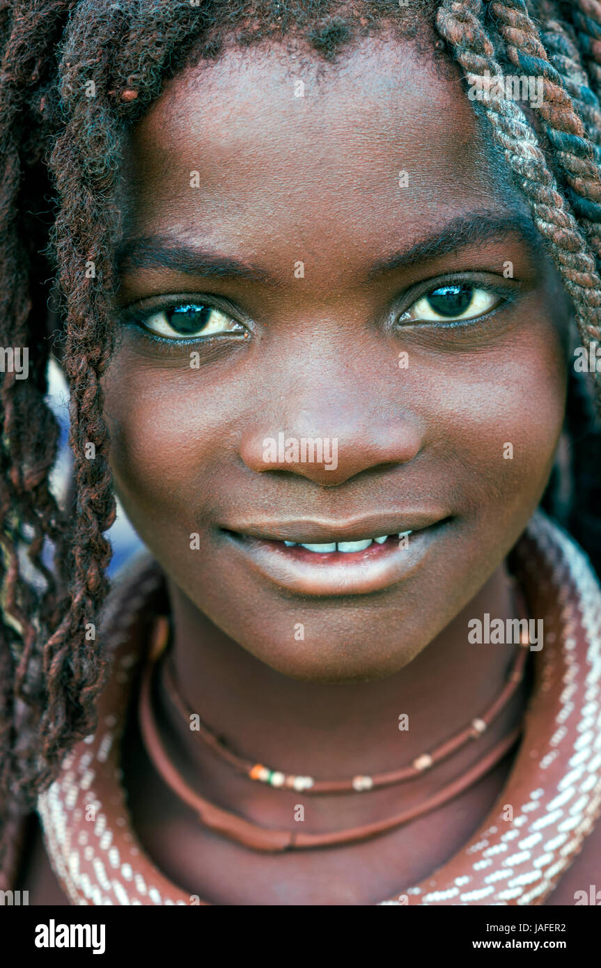 Young himba girls hi-res stock photography and images - Alamy