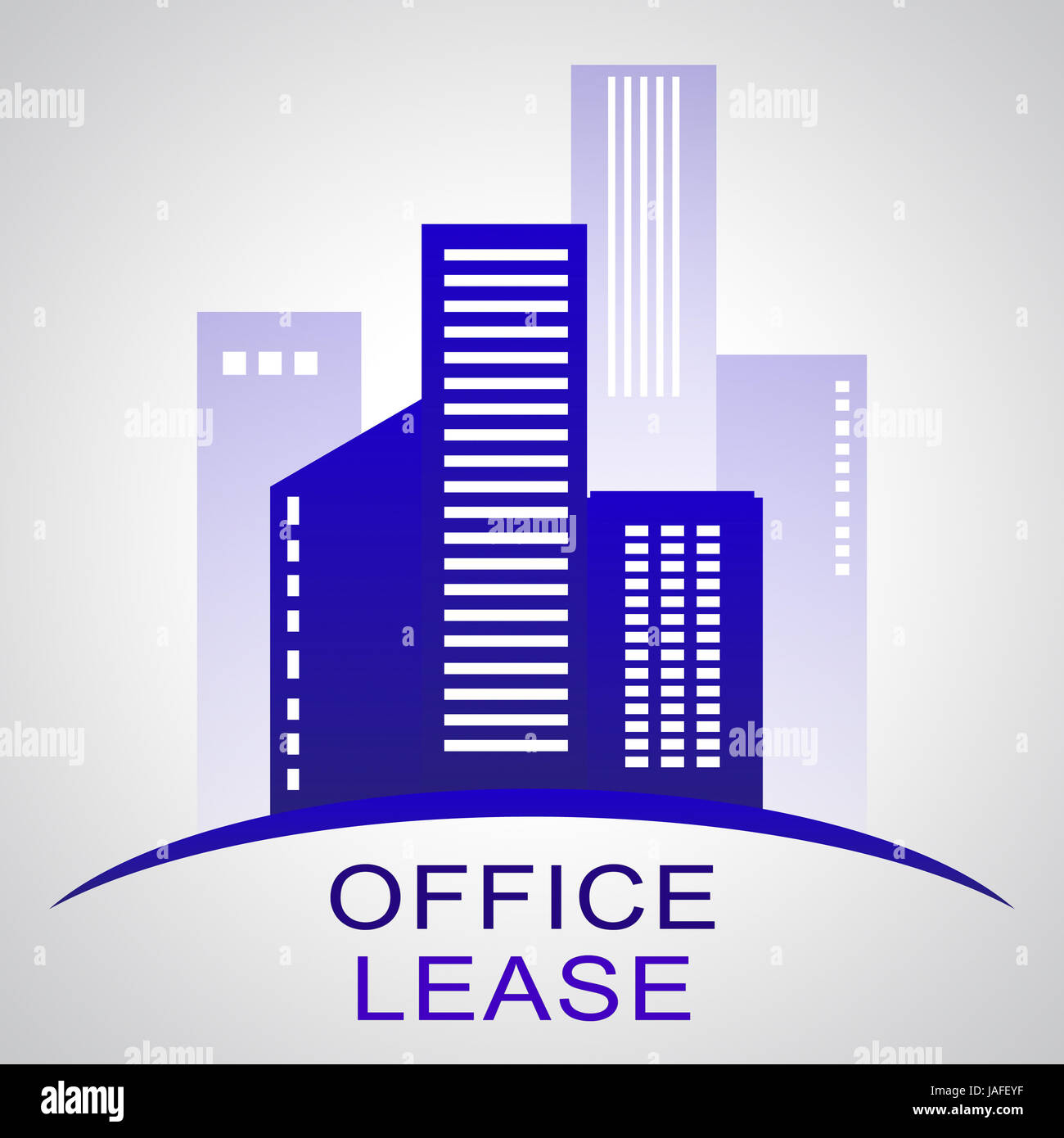Office Lease Skyscrapers Describing Real Estate Buildings 3d ...