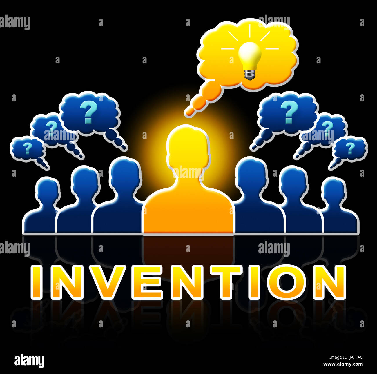 Invention People Means Innovating Invents And Innovation 3d ...