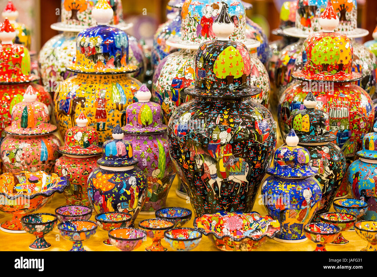 Traditional Turkish decorative ceramics for interior decoration Stock ...