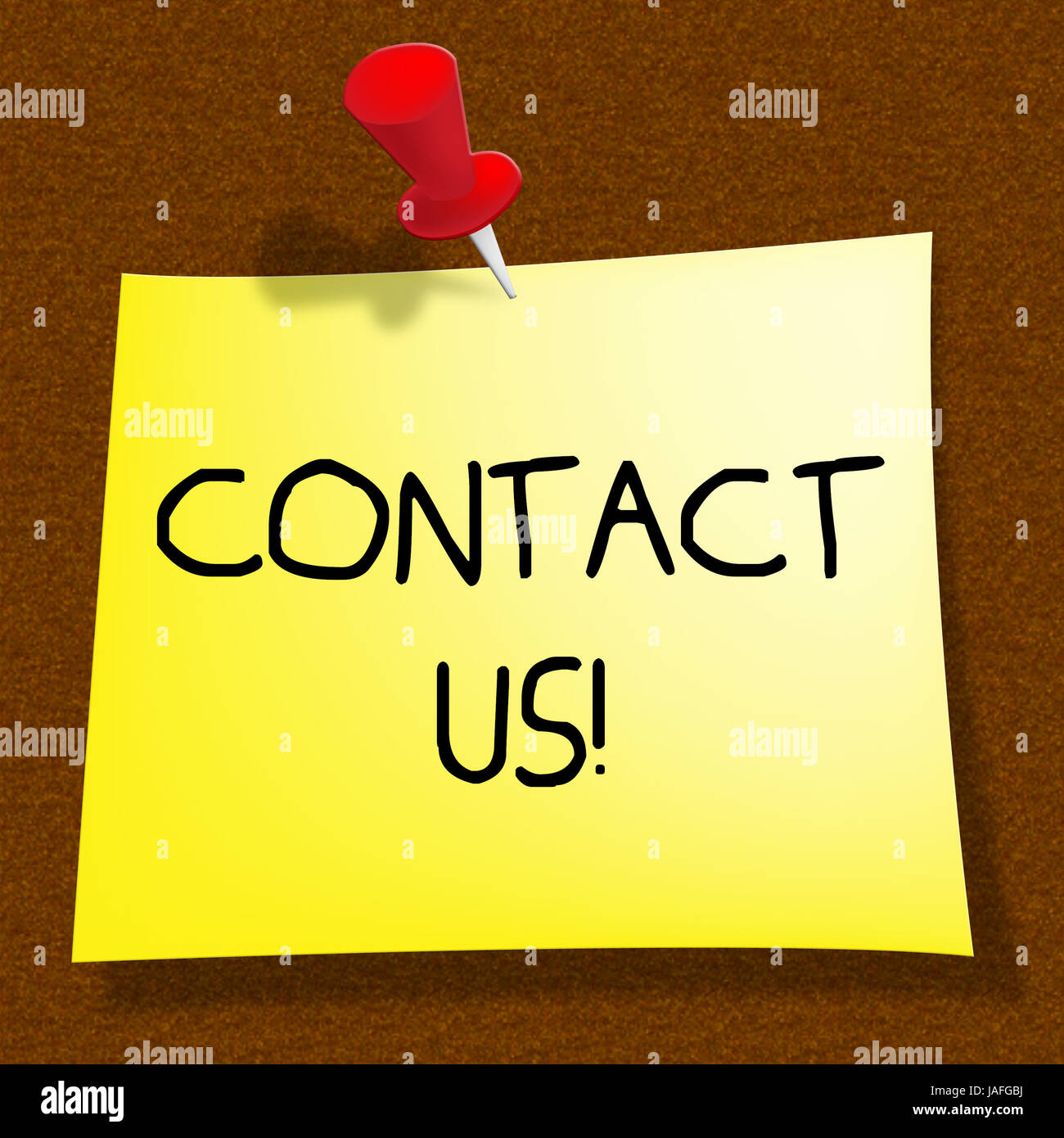 Contact Us Message Meaning Customer Service 3d Illustration Stock Photo ...