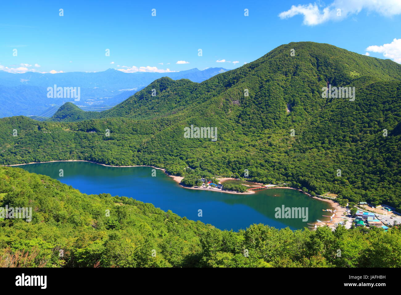 Mt. Akagi and Oonuma in summer, Gunma, Japan Stock Photo - Alamy