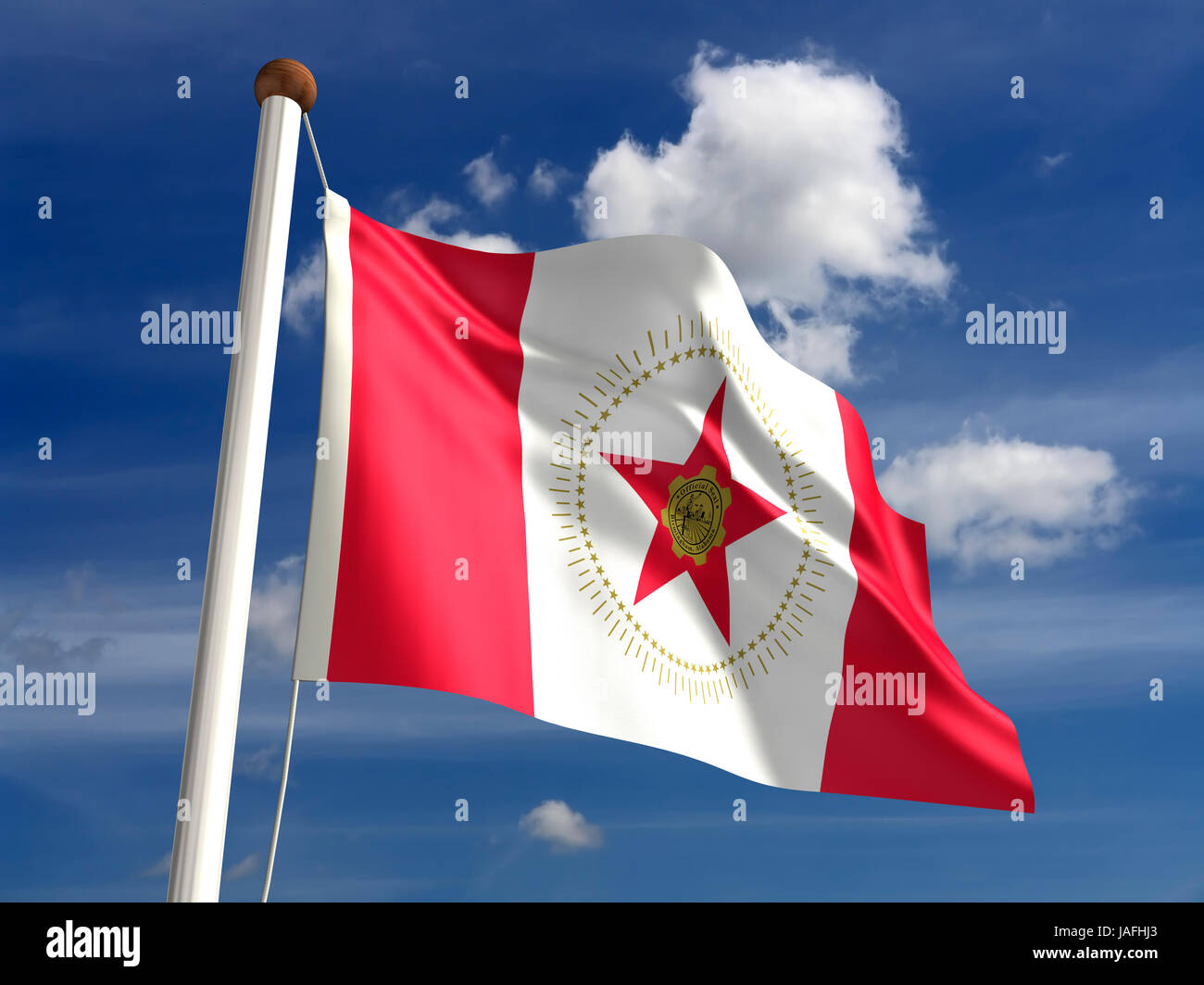 Birmingham City flag (isolated with clipping path Stock Photo - Alamy