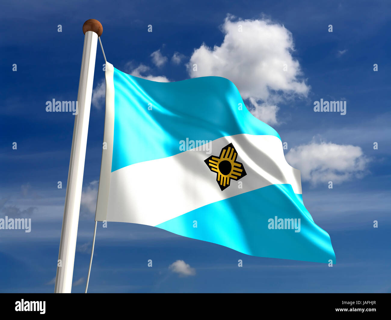 Madison City flag (isolated with clipping path Stock Photo - Alamy