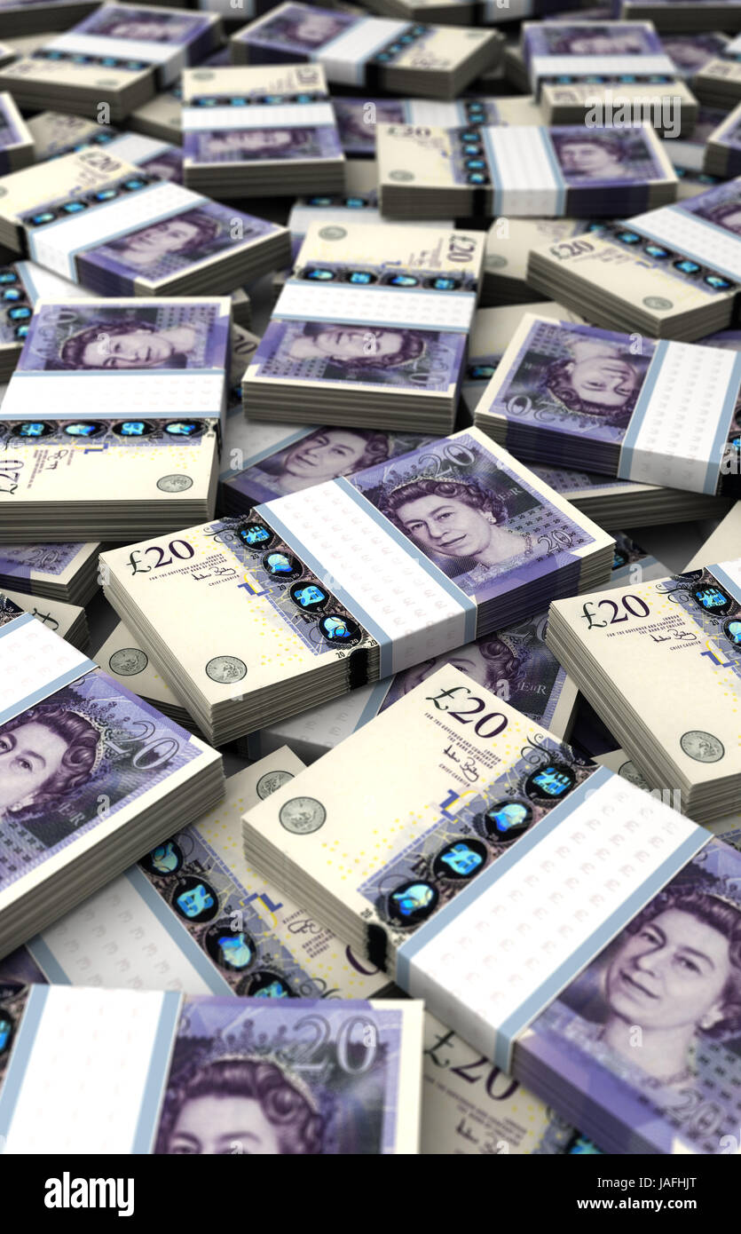 Stack of Pound Stock Photo - Alamy
