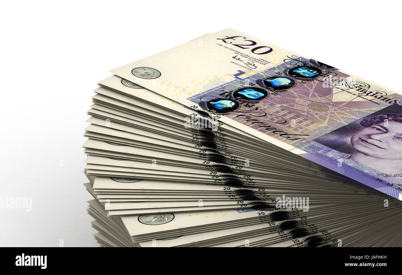 Stack of Pound Stock Photo - Alamy