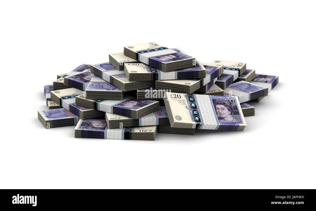Stack of Pound Stock Photo - Alamy