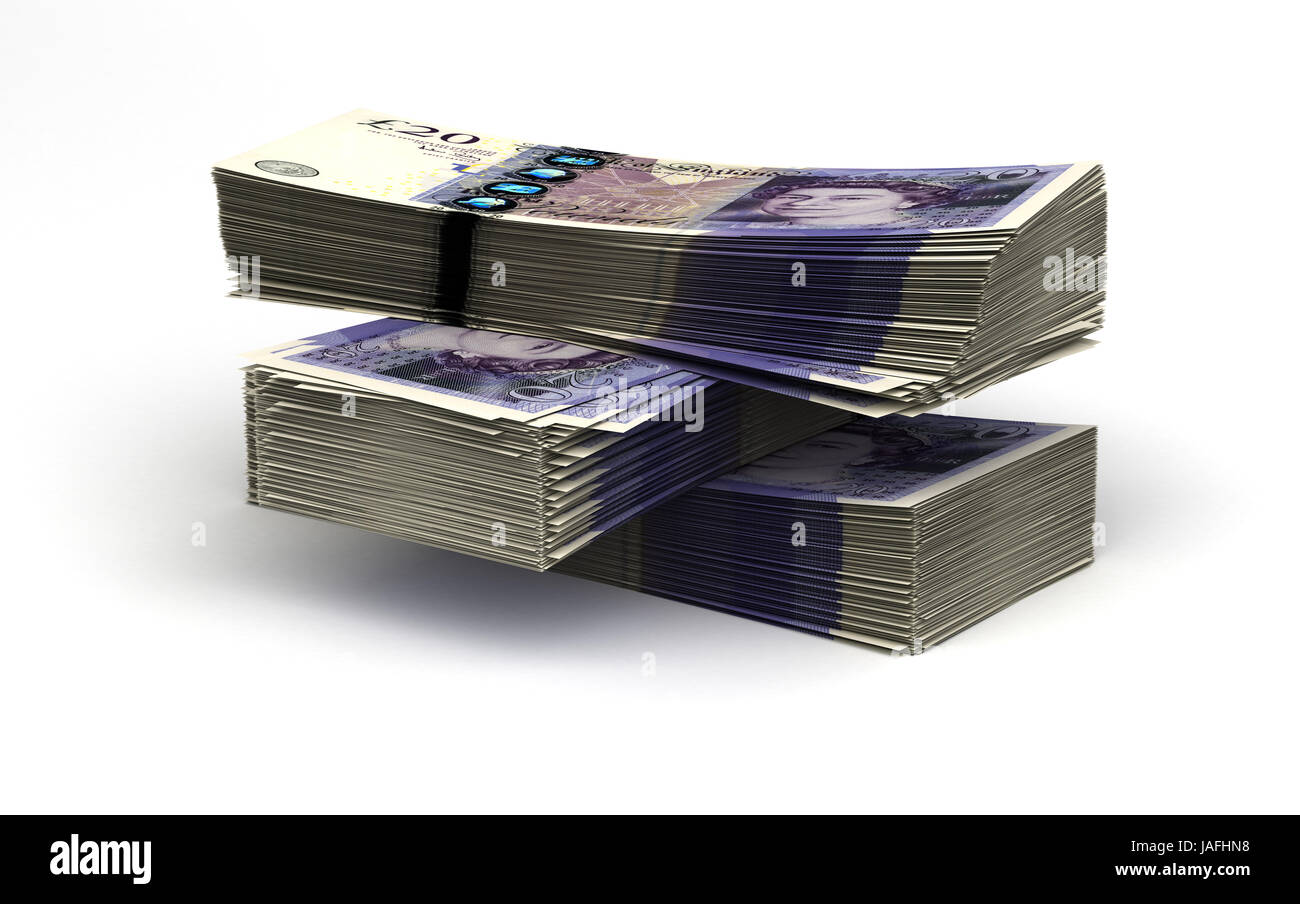 Stack of Pound Stock Photo - Alamy