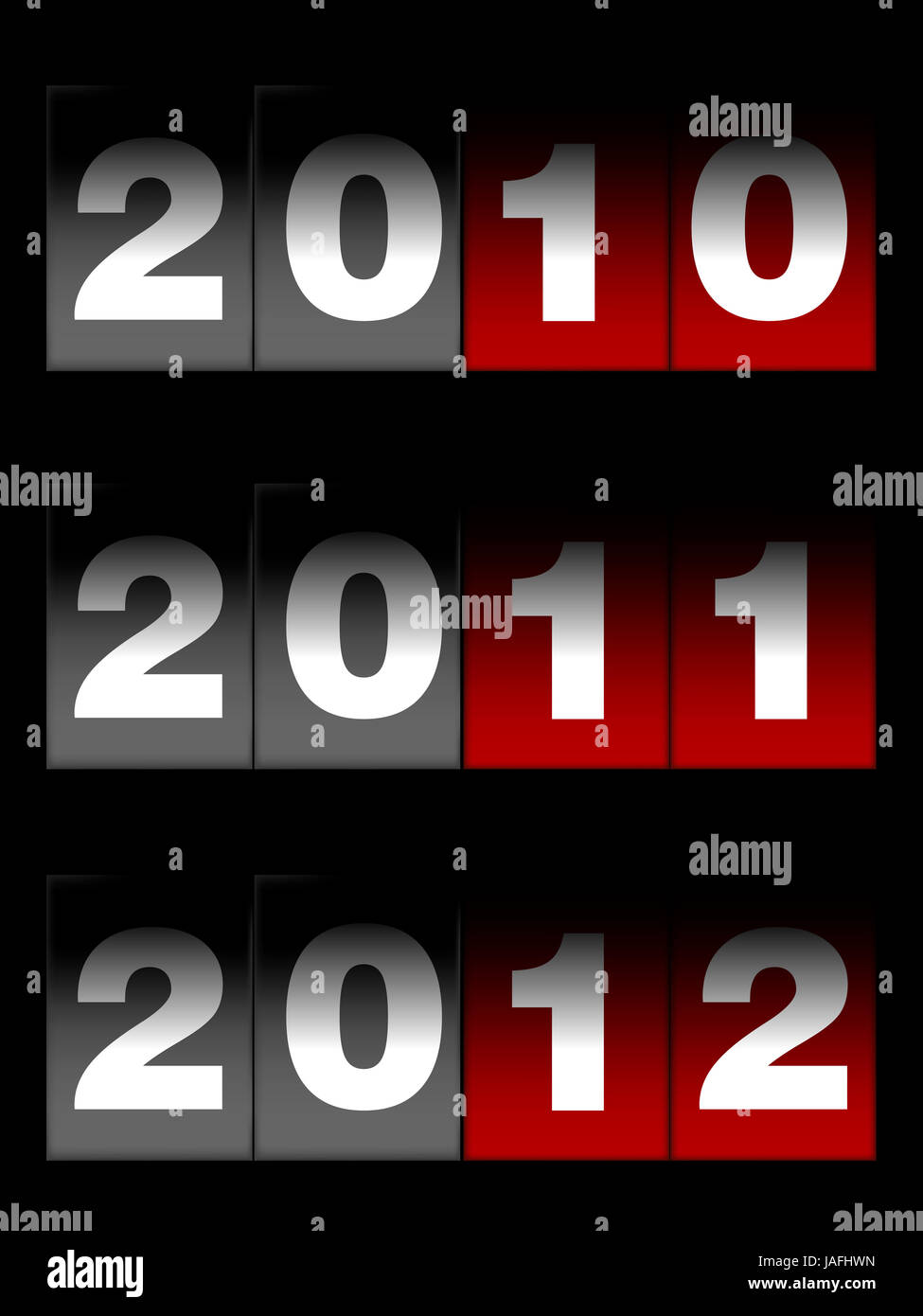countdown, new year conceptual illustration Stock Photo - Alamy