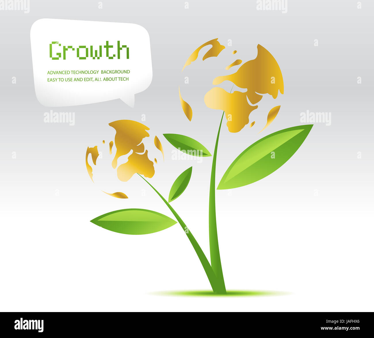Plant Growth Background, theme of growth Stock Photo - Alamy