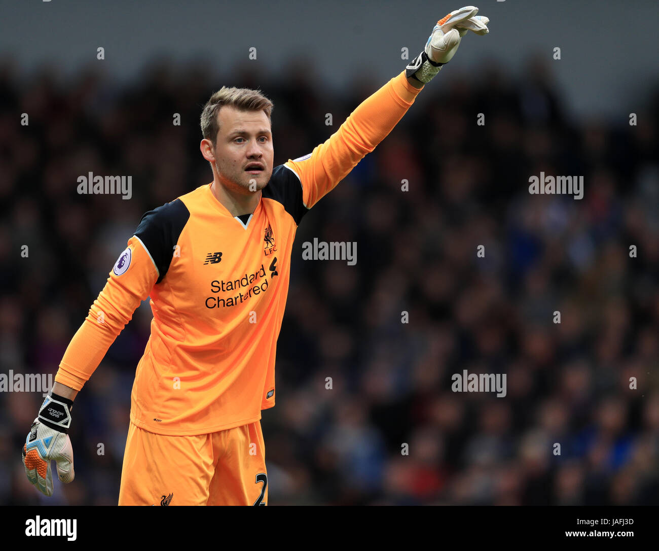 Liverpool goalkeeper Simon Mignolet Stock Photo - Alamy