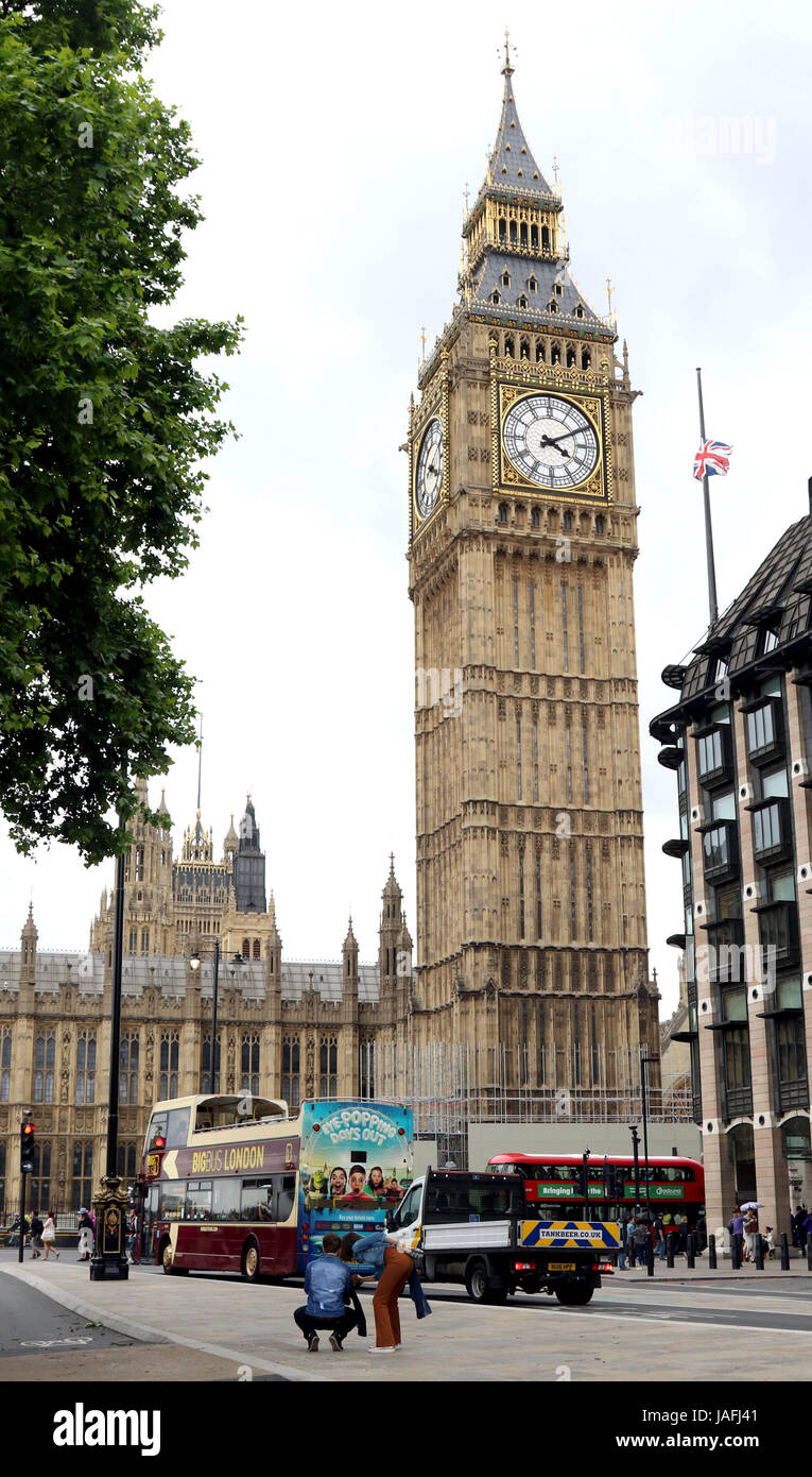 June 5, 2017 - One of London's most iconic landmarks The Houses of ...