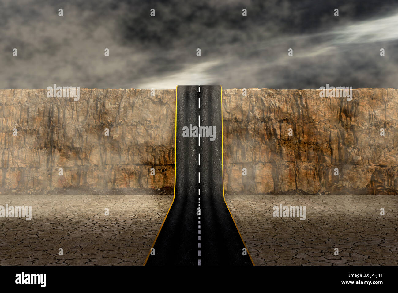 a road that goes up a mountain, concepts of challenge, unknown ...