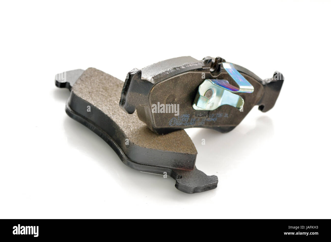 Car brake pads shoot in studio Stock Photo - Alamy