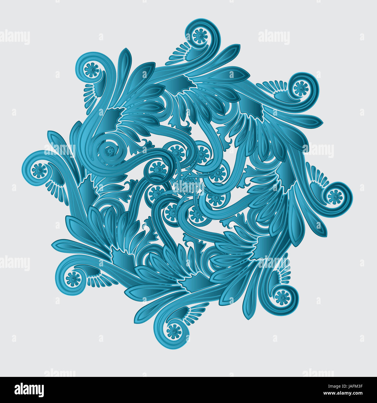 Decorative flourish design, abstract art Stock Photo - Alamy