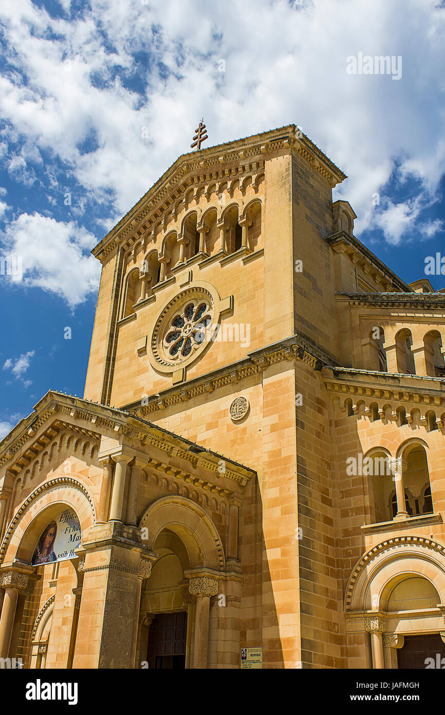 The famous Madonna church on the island of GOZO Stock Photo - Alamy