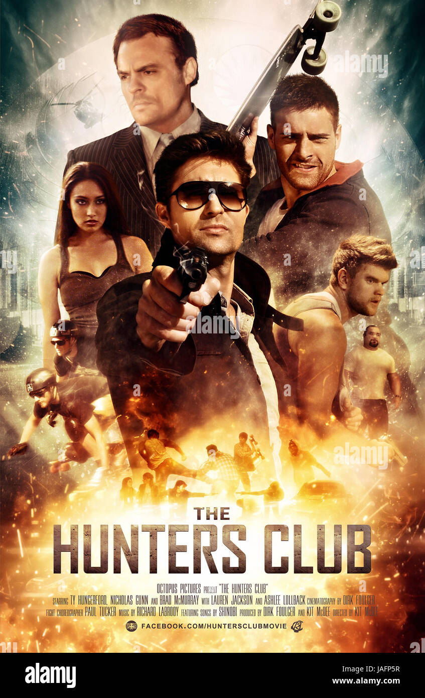 SKATEBOARD OR DIE, (aka THE HUNTERS CLUB), poster, top: Brad McMurray ...