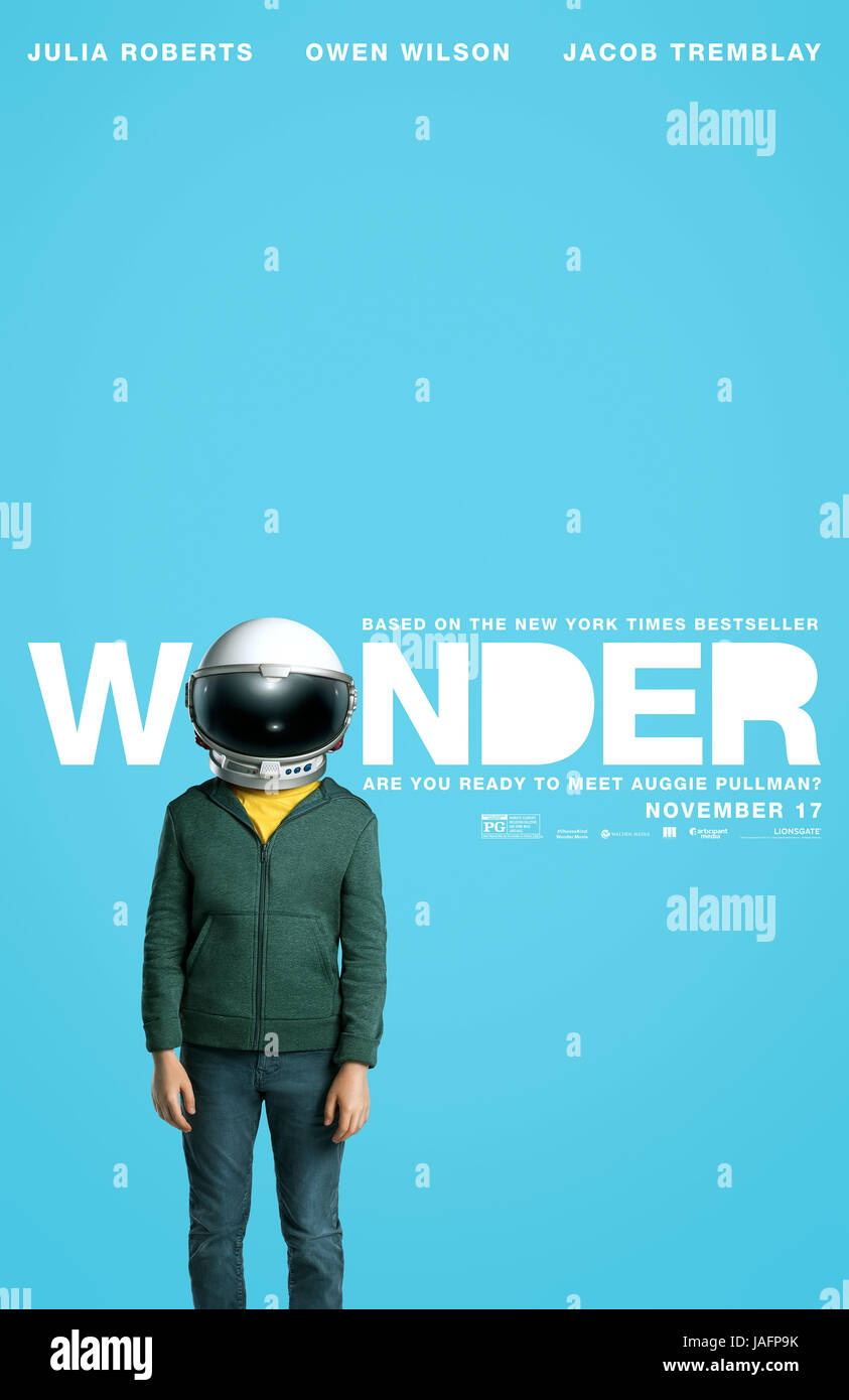 WONDER, US advance poster, Jacob Tremblay, 2017. ©Lionsgate/courtesy ...