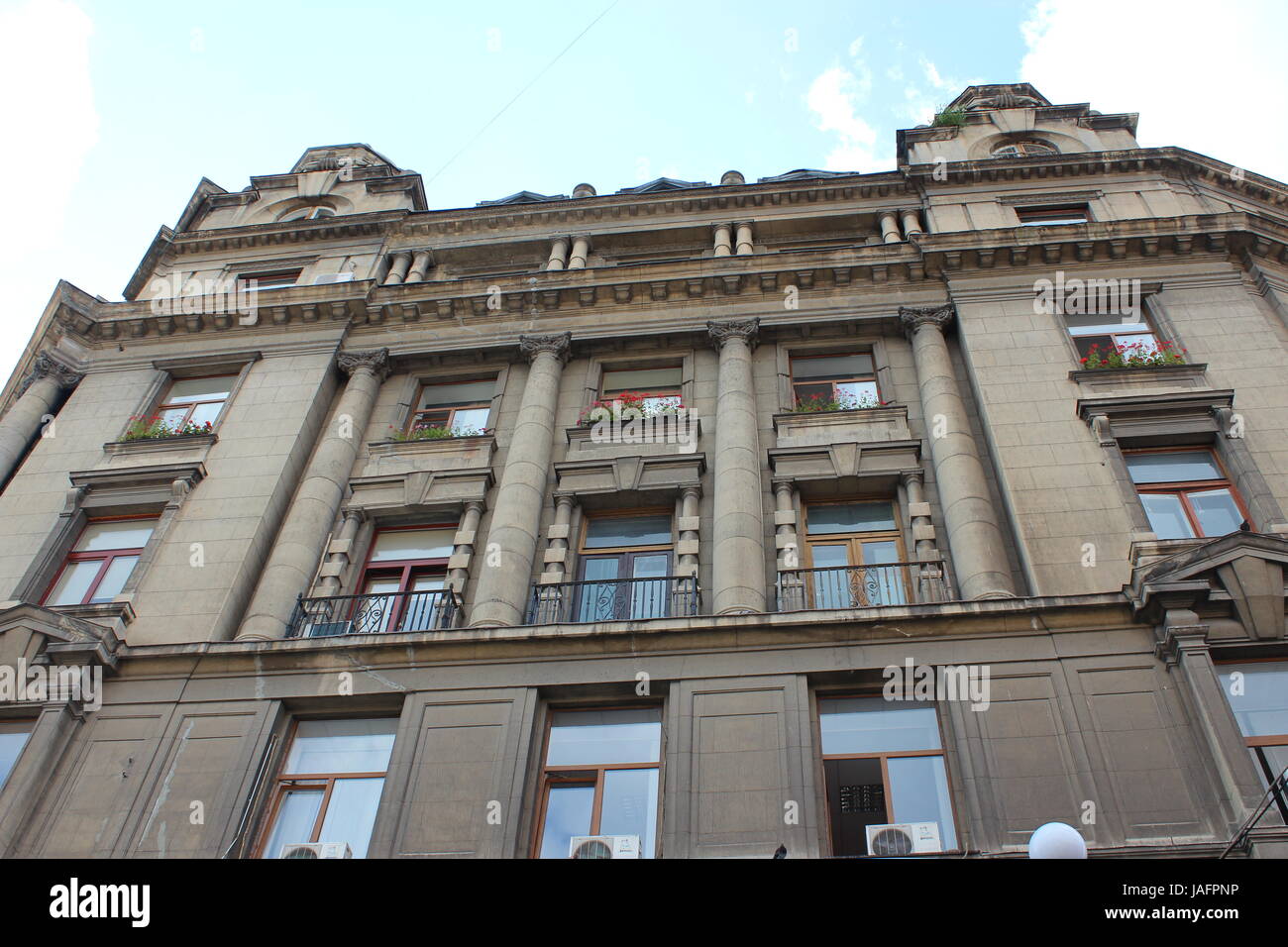 Beautiful high architectural ansemble in Lvov city Stock Photo - Alamy