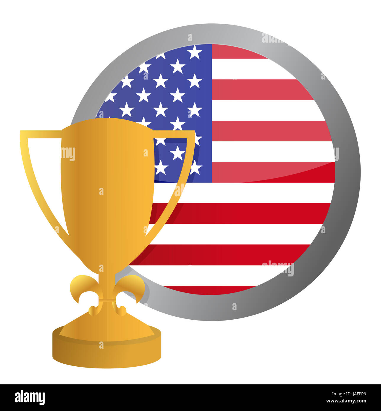 Gold cup trophy america hi-res stock photography and images - Alamy