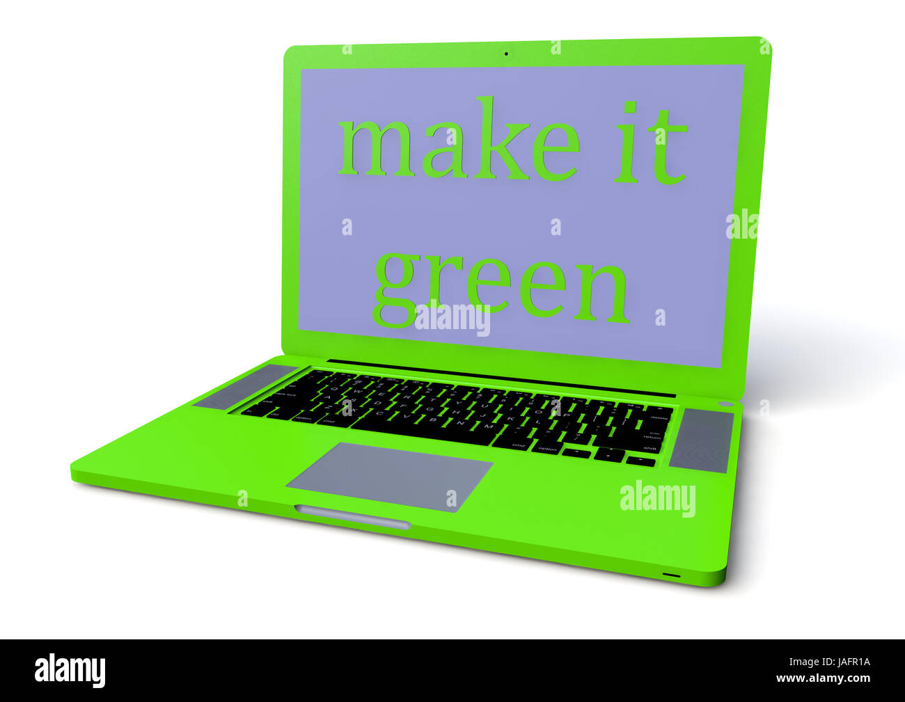 Open laptop green screen in Cut Out Stock Images & Pictures - Alamy
