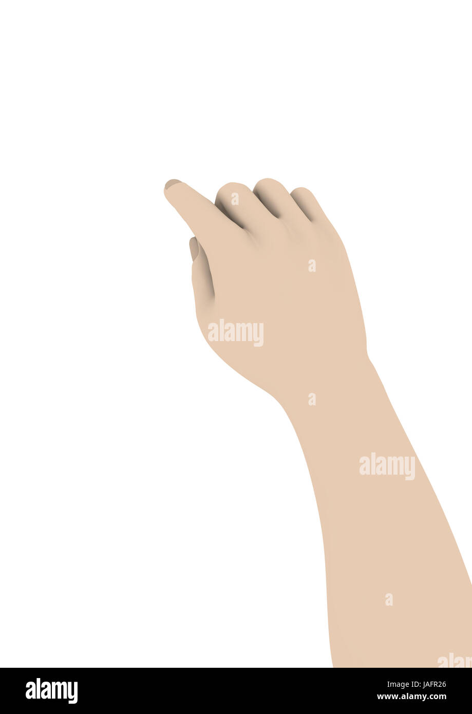 a hand show something with the finger Stock Photo - Alamy