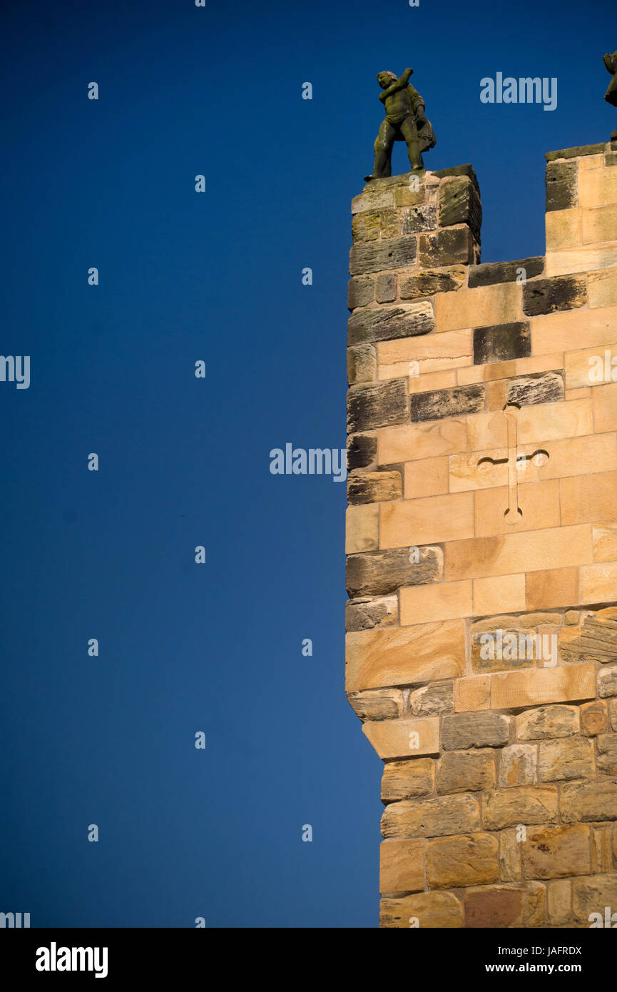 The Barbican, Alnwick Castle, Northumberland Stock Photo - Alamy