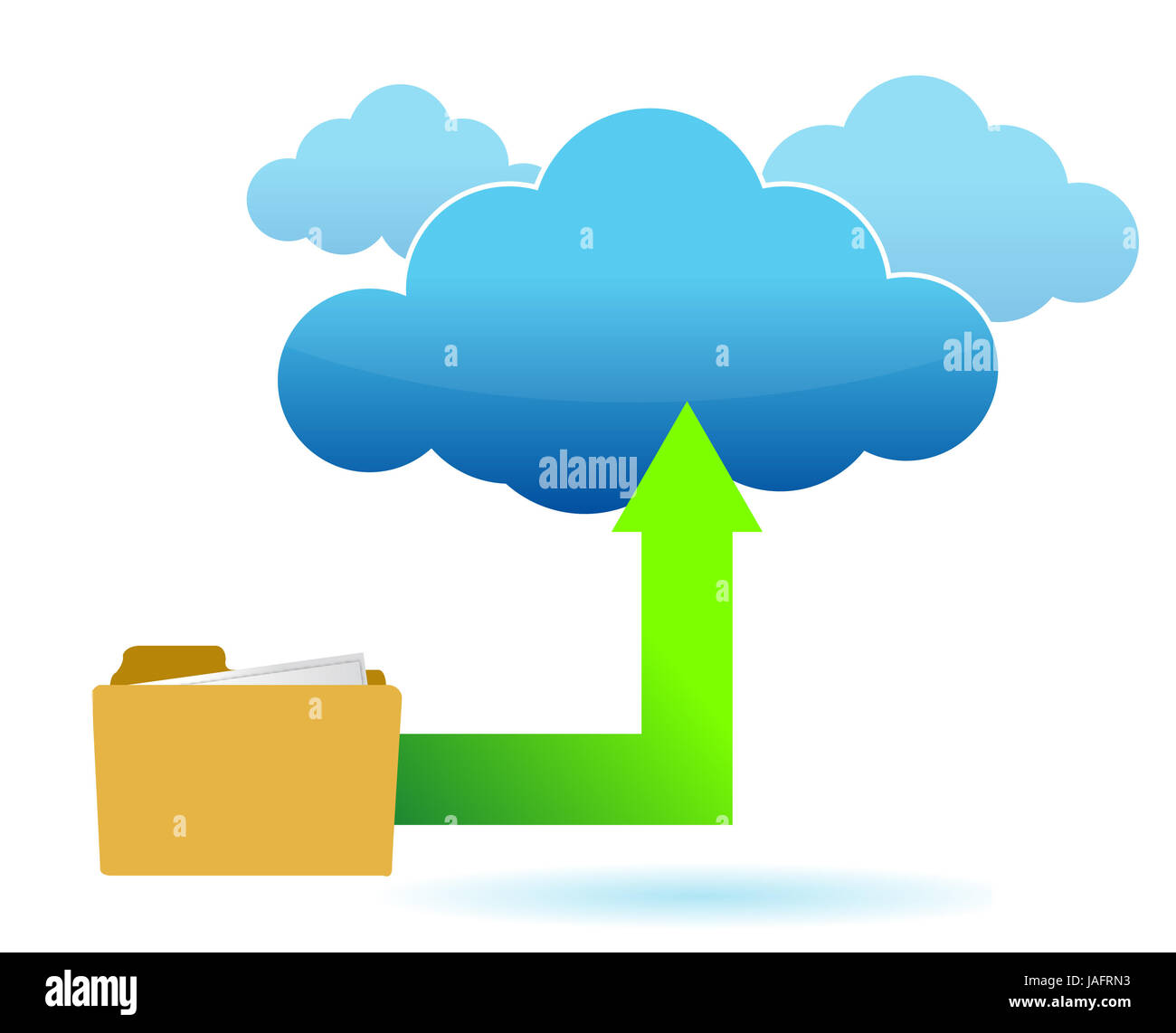 Folder icon on desktop Cut Out Stock Images & Pictures - Alamy