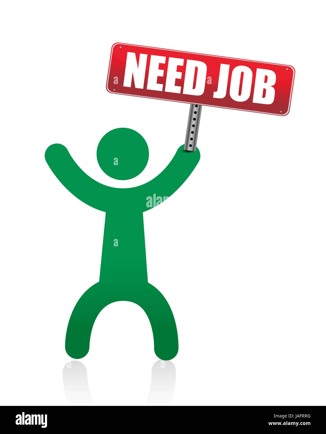 need a job banner and icon illustration Stock Photo - Alamy