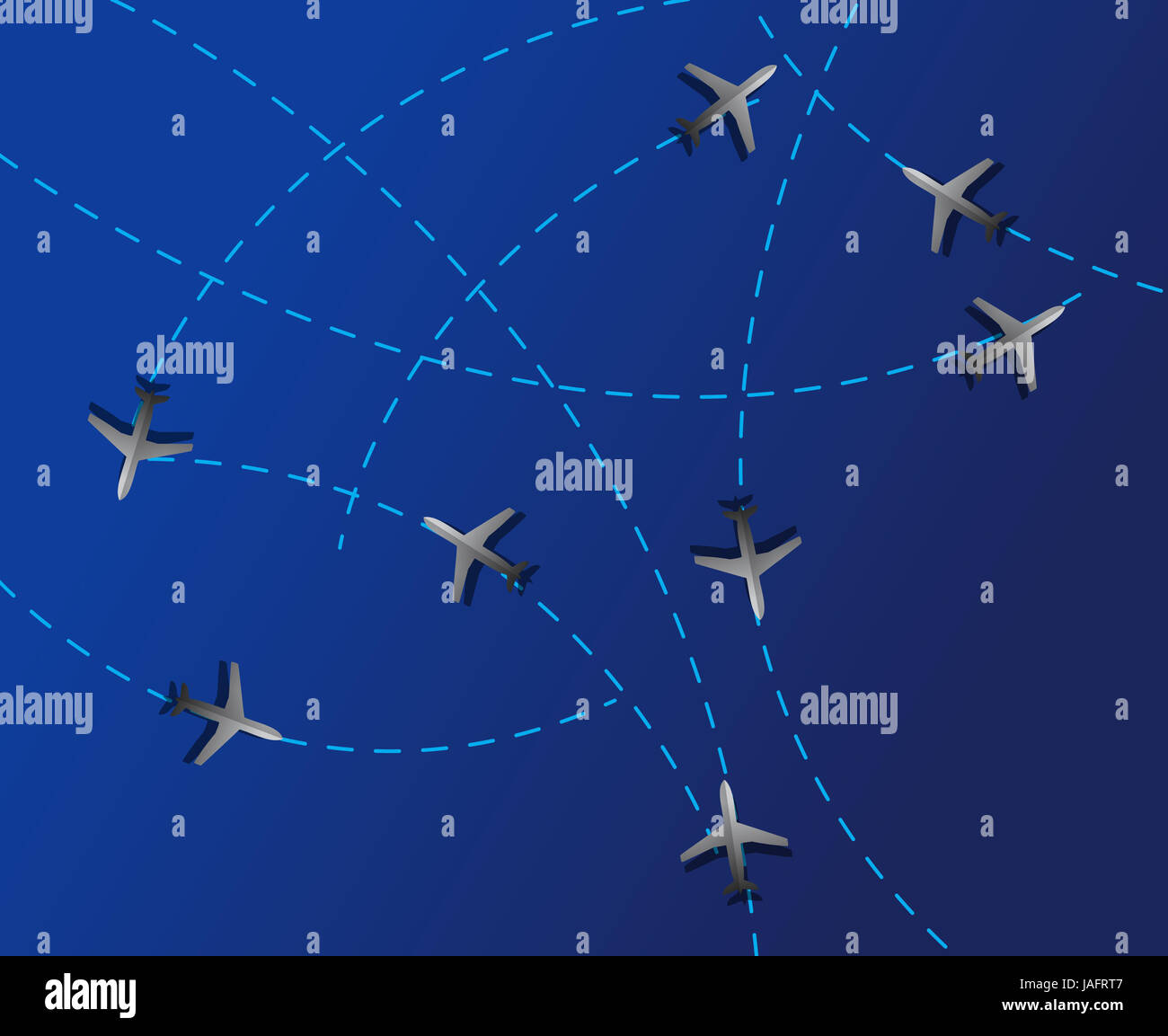 Airplane flight paths hi-res stock photography and images - Alamy