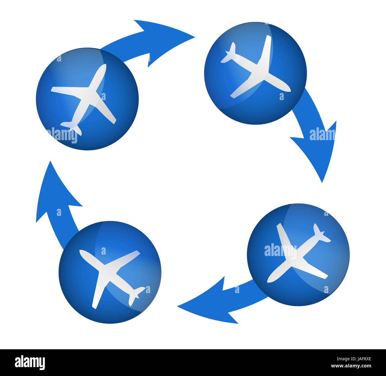 Arrow airplane Cut Out Stock Images & Pictures - Alamy