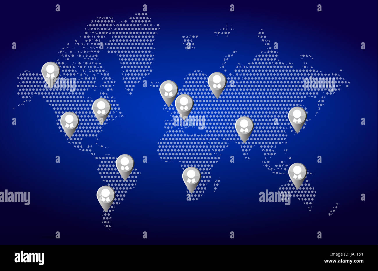 World map network background illustration design Stock Photo - Alamy