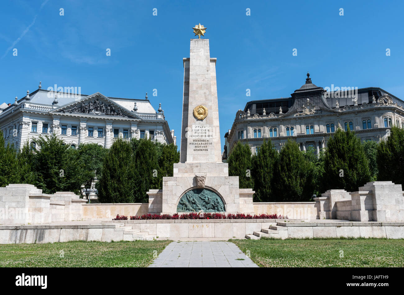 Soviet War Memorial, Freedom Park, Budapest, Hungary Stock Photo - Alamy