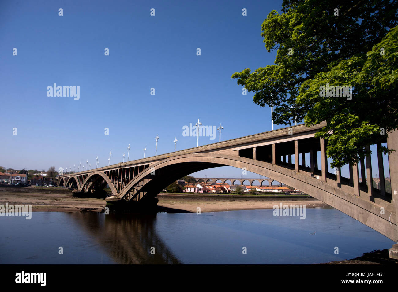 New Berwick Bridge Stock Photo - Alamy
