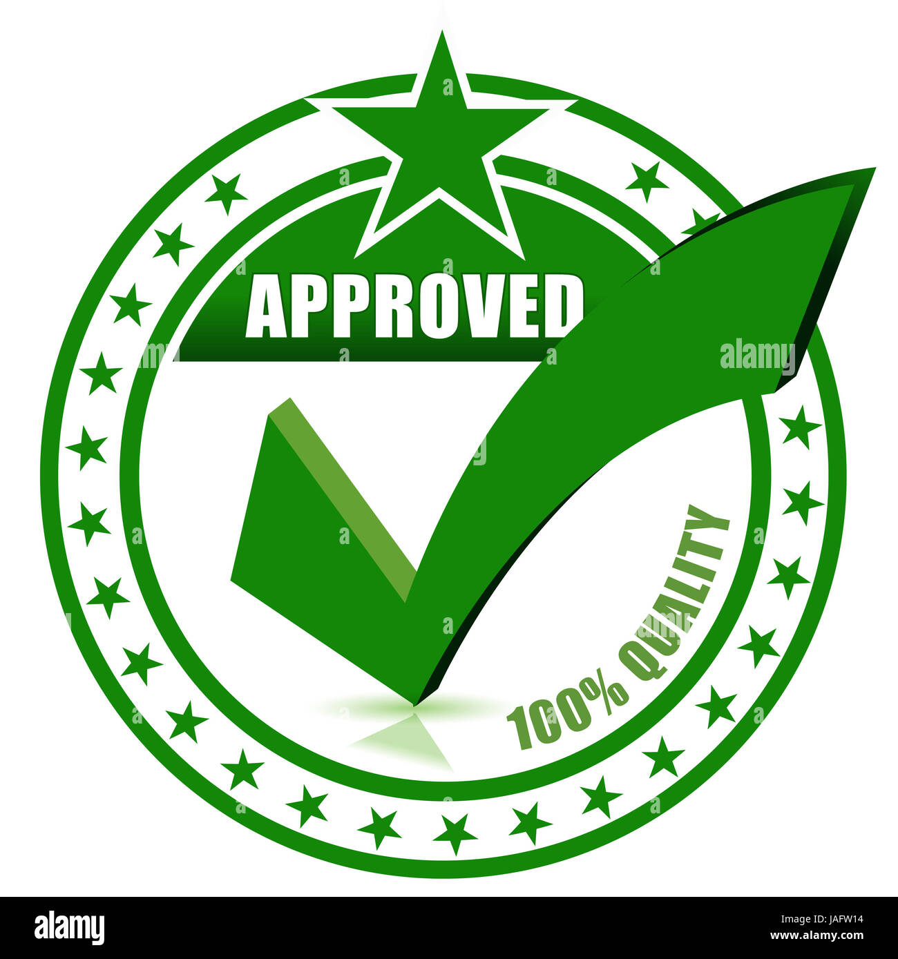 Stamp icon check mark hi-res stock photography and images - Alamy